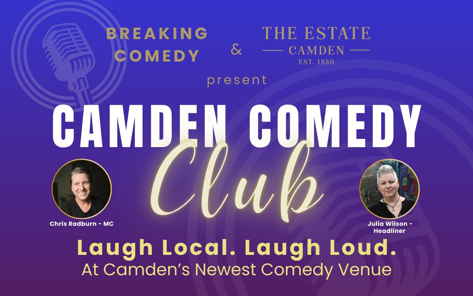 Camden Comedy Club Event in Camden NSW | The Estate Camden