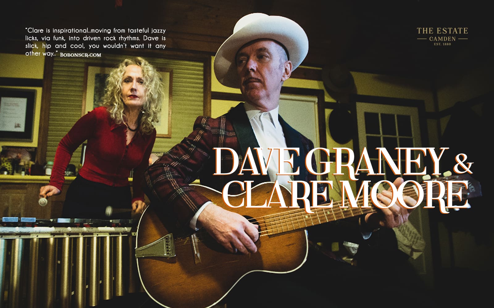 Dave Graney & Clare Moore : Live Music Event | The Estate Camden
